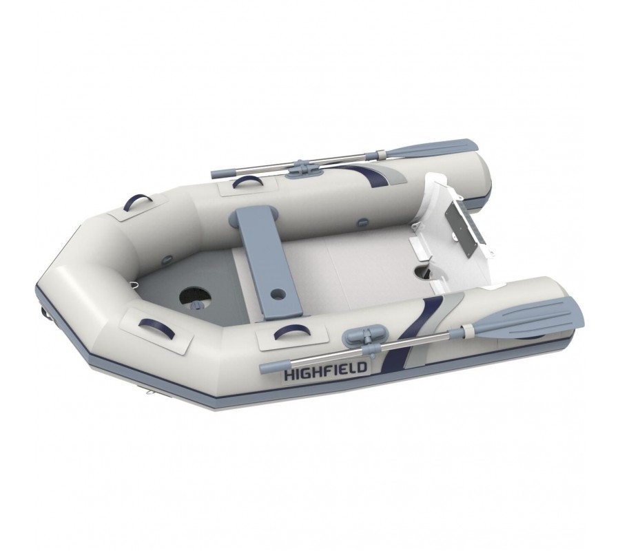 Highfield 230AL Inflatable Boat 7' 7" - Removable Aluminum Floor - Grey ...